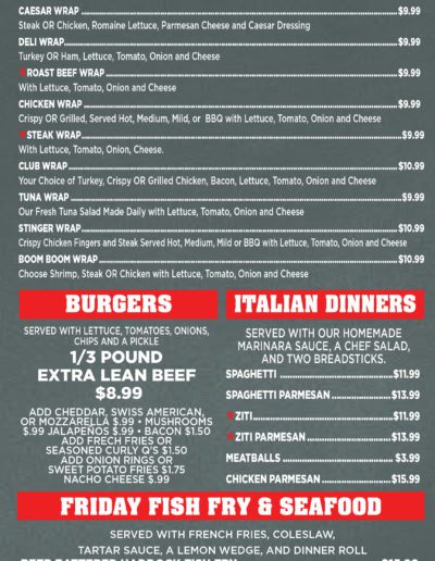 Restaurant Menu | Pizza, Soup, Salad, and More | Brick Oven Pizzeria