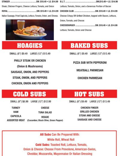 Restaurant Menu | Pizza, Soup, Salad, and More | Brick Oven Pizzeria